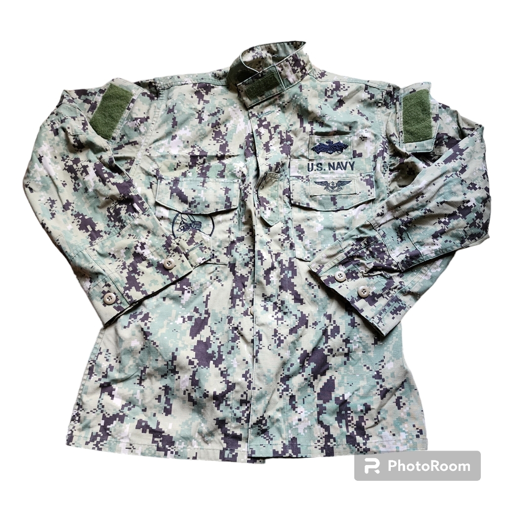 Military Surplus Digital Camo Seabees Combat Working … - Gem